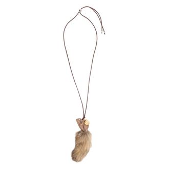 Yvmin Squirrel Acorn Necklace - - Accessories - Damen - Braun - ONE SIZE