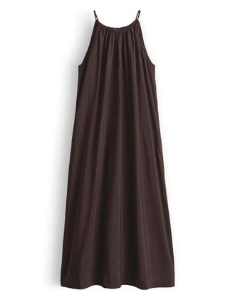 OPUS Tr&auml;gerkleid Widala aus weicher Webware mit dezenter Struktur Mit Eingrifftaschen f&uuml;r praktische Alltagslooks