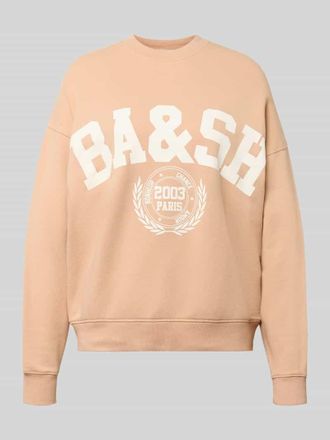 BA&SH Sweatshirt mit Label-Print Modell BENJAMIN