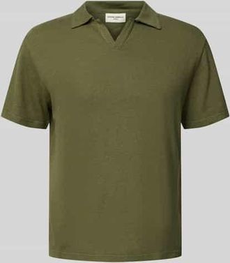 Officine G&eacute;n&eacute;rale Poloshirt mit V-Ausschnitt