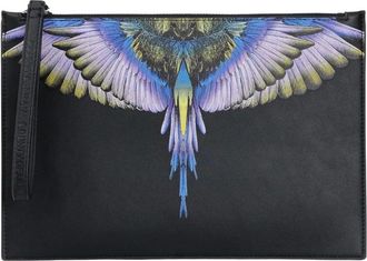 Marcelo Burlon unisex, Sacs, Noir, Taille: ONE Size Clutches