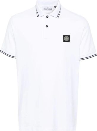 Stone Island Homme, Tops, Blanc, Taille: S Polo