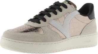 Victoria Basket Basse Madrid Métal & Pièces en Croûte De Cuir en Contraste 1258273 pour Femme Bronce 41