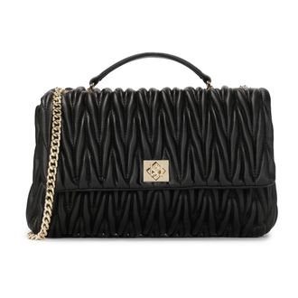 Kazar Femme, Sacs, Noir, Taille: ONE Size Sac &agrave; main matelass&eacute; noir &agrave; cha&icirc;ne