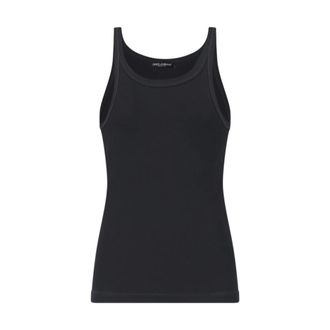 Dolce & Gabbana Elegantes Sommer-Tanktop f&uuml;r M&auml;nner - - Tops - Herren - Schwarzk - L