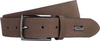 Hackett Mens Nubuck Clean Belt, Taupe, 26