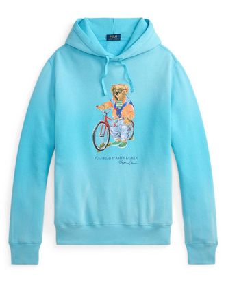 Ralph Lauren Softer Hoodie mit Bike Polo Bear-Print in