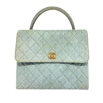 Chanel Pre-owned Vintage Denim Handtasche - - Pre-owned - Damen - Blau - ONE SIZE