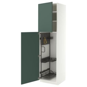 IKEA METOD Hochschrank mit Putzschrankeinr