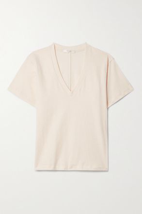 The Row T-shirt En Jersey De Coton Tala - Blanc cass&eacute;