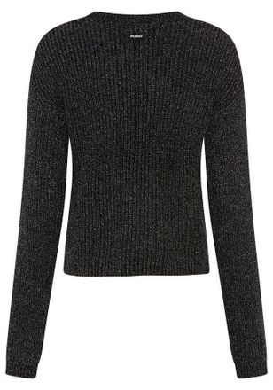 HUGO BOSS Strickpullover Slookiya aus Viskose-Mix mit leicht gl&auml;nzender Optik, oversize