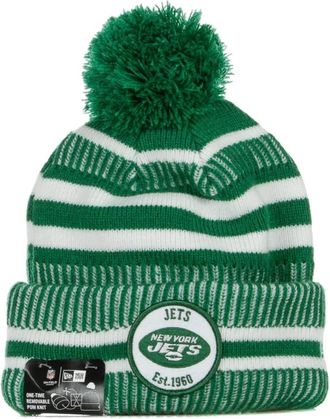 New Era Sportliche Pom Pom M&uuml;tze in Teamfarben - - Accessories - Herren - Gr&uuml;n - ONE SIZE