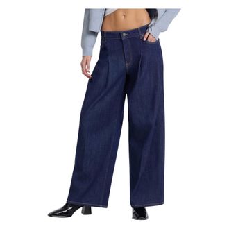 Guess Femme, Jeans, Bleu, Taille: W29 G12 Jean Extra Large Pliss&eacute;