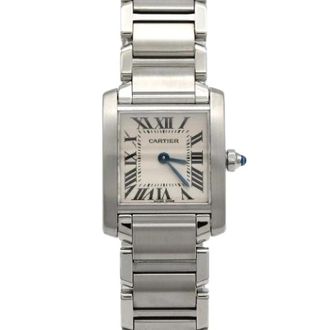 Cartier Pre-owned Tank Francaise Stainless Steel Quartz - - Pre-owned - Damen - Grau - ONE SIZE