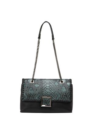 Faina Klappentasche Klappentasche Frauen Schwarz Gr&uuml;n