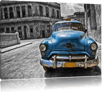 Pixxprint Schönheit in Cuba, Größe: 120x80cm, Leinwandbild, fertig gespannt, Wandbild, Dekoration, Kunstdruck, kein Poster
