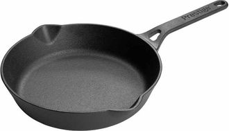 Prestige Bratpfanne aus Gusseisen, 22 cm, voreingebrannt, ungiftig, induktions- und ofenfest, leicht zu reinigen