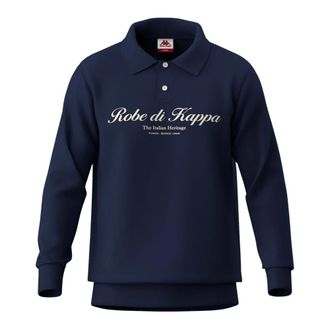 Kappa Herren, Oberteile, Blau, SGr&ouml;&szlig;e