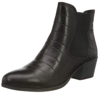 Marco Tozzi Damen 2-2-25322-35 Stiefelette, Black Croco, 38 EU