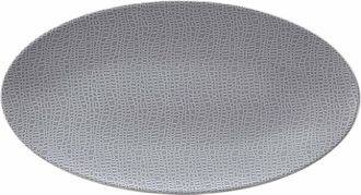 SELTMANN WEIDEN 001.743894 Servierplatte oval, 32.9 x 17.9 x 2.5 cm, Grau