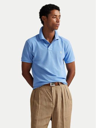 Polo Ralph Lauren Poloshirt 710680784461 Himmelblau Custom Slim Fit
