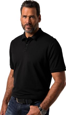 JP1880 JP1880 Herren FLEXNAMIC, Halbarm, bis 8 XL Poloshirts, schwarz, 5XL