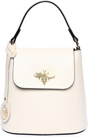 Roberta M Beige Rindsledertasche