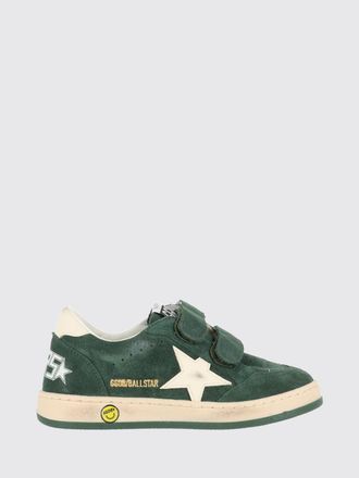 Golden Goose Ball Star Sneakers f&uuml;r Jungen von aus Leder und Veloursleder im Used-Look