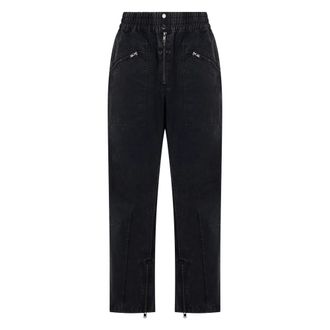 Isabel Marant Sporthose mit Rei&szlig;verschluss - - Jeans - Herren - Schwarzk - S