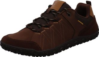 Camel Active Herren Sneaker, Barfußschuh in Braun aus Echtleder, flexibel mit Wechselfußbett. braun Gr. 41