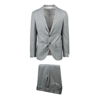L.B.M. 1911 L.b.m. 1911, Homme, Costumes, Gris, Taille: XL Giacca Stondata Suit