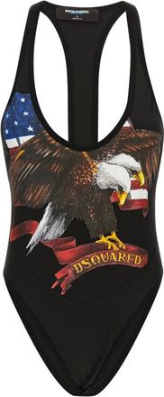 Dsquared2 Femme, Tops, Multicolore, Taille: 38 FR Racer Bodysuit