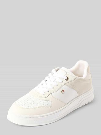 Tommy Hilfiger Low Top Sneaker mit echtem Lederbesatz