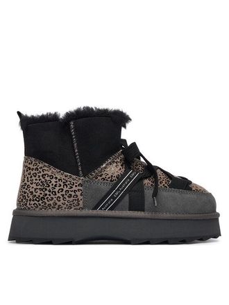 Emu Schneeschuhe Blurred Micro Patchwork Leo W13332 Braun