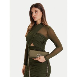 Guess Handtasche Guess Zalina Mini HWSG93 50720 Gr&uuml;n