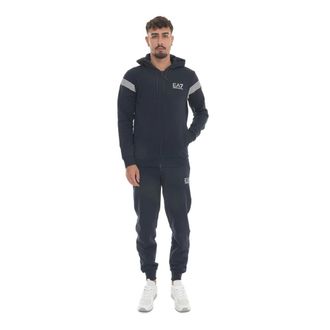 Emporio Armani Surv&ecirc;tement &agrave; Capuche avec Logo Lat&eacute;ral - Homme - Sport - Bleu - Taille: 2XL