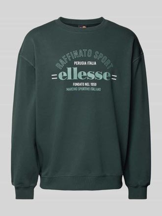Ellesse Sweatshirt mit Label-Print Modell SADALI