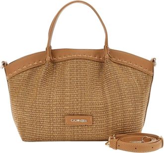 Caf&egrave;noir Femme, Sacs, Brun, Taille: ONE Size Sac &agrave; main en raphia
