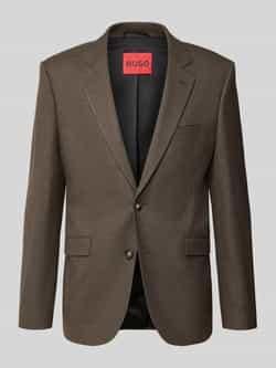 HUGO BOSS Regular Fit Sakko mit Brustleistentasche
