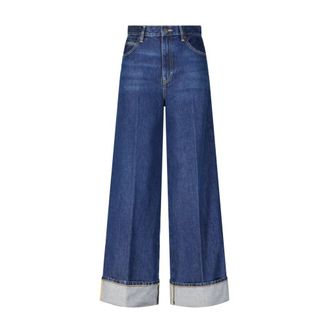 Frame Denim Relaxed Fit Wide Leg Jeans - - Jeans - Damen - Blau - W31