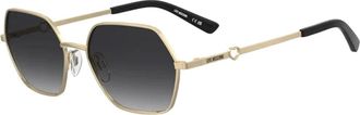 Love Moschino Femme, Accessoires, Jaune, Taille: 56 MM Mol084/S 000 Lunettes de soleil