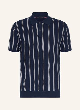 Tommy Hilfiger Strick-Poloshirt blau