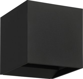 Eglo LED Au&szlig;enleuchte Calpino 3, Wandleuchte au&szlig;en mit Up und Down Beleuchtung, Wand Au&szlig;enbeleuchtung aus Metall in Schwarz, Au&szlig;enlampe warmwei&szlig;, IP54