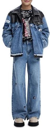 Desigual COAT_SUNN, 5053 DENIM MEDIUM WASH, 13/14