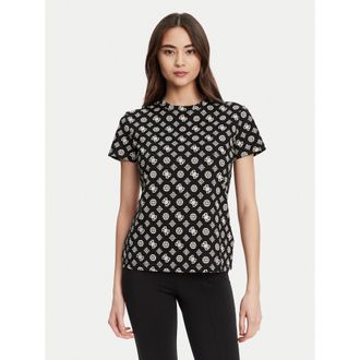 Guess T-Shirt V5YI04 I3Z14 Schwarz Regular Fit