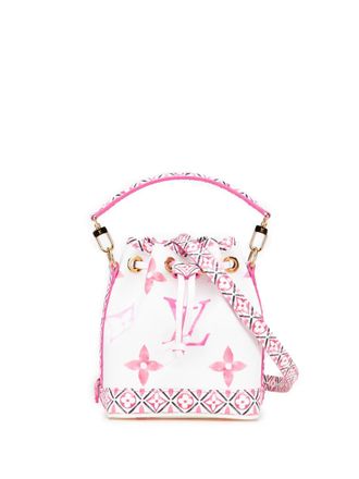 Louis Vuitton mini sac seau Noe &agrave; motif monogramm&eacute; (2021-2025) - Rose
