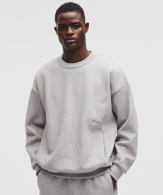 lululemon Sweat col rond Big Cozy pour Hommes - Gris - Taille 2XL