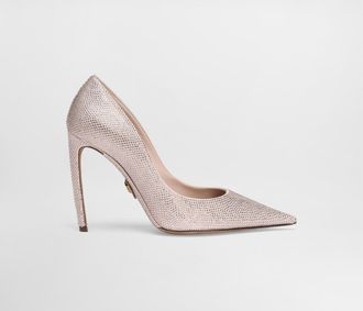 Dolce & Gabbana Pumps Devotion Aus Satin Mit Thermostrass - Frau Pumps Und Slingbacks Mehrfarbig 39.5