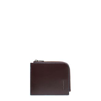 Piquadro Kartenhalter mit Rei&szlig;verschluss-M&uuml;nzfach und RFID-Schutz - - Accessories - unisex - Braun - ONE SIZE
