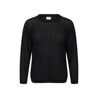 Kaffe Pull col rond - Femme - Pulls - Noir - Taille: 38 FR